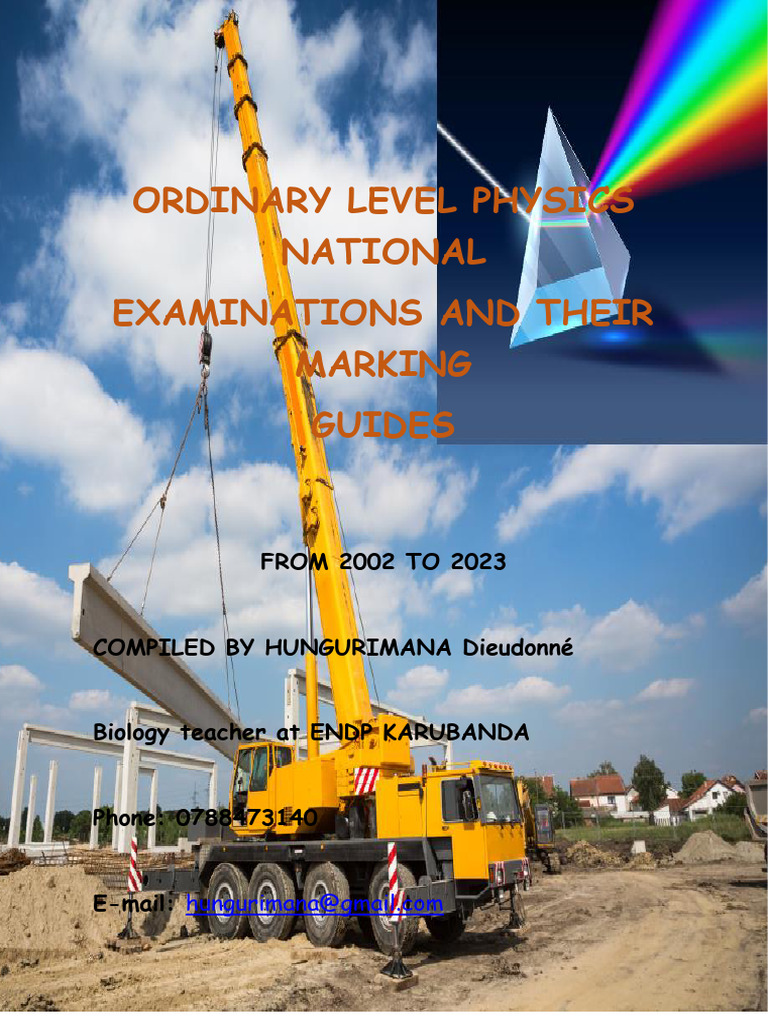 Physics Exam Papers & Marking Guides 2002-2023 | PDF | Pressure ...
