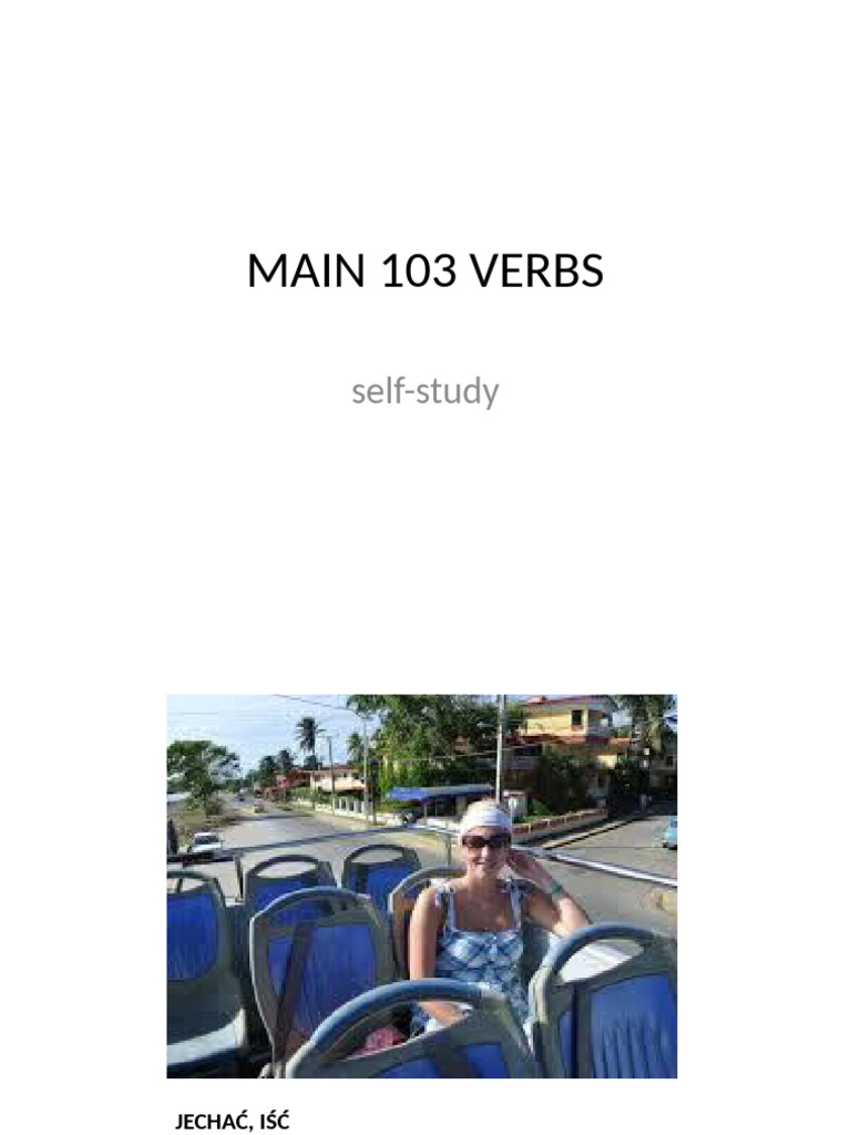 Basic ENglish Verbs Flashcards | PDF