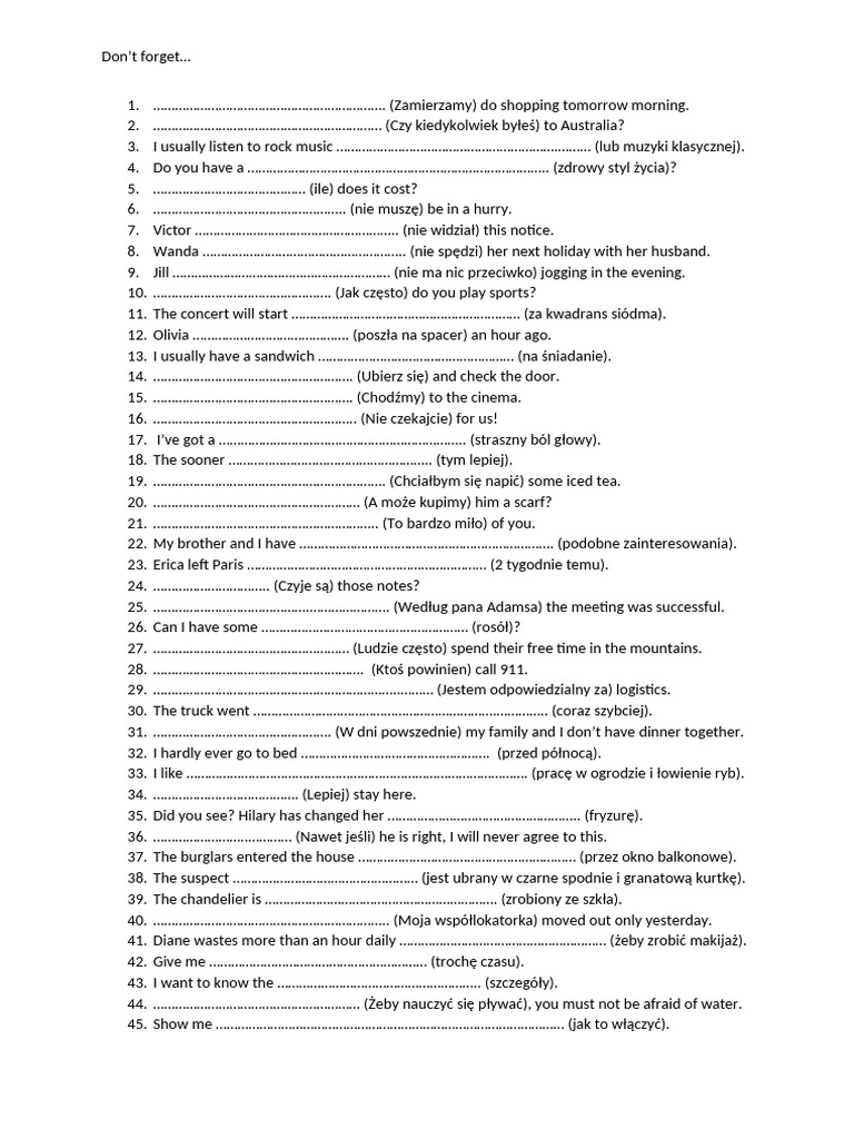 A General English Knowledge Test | PDF