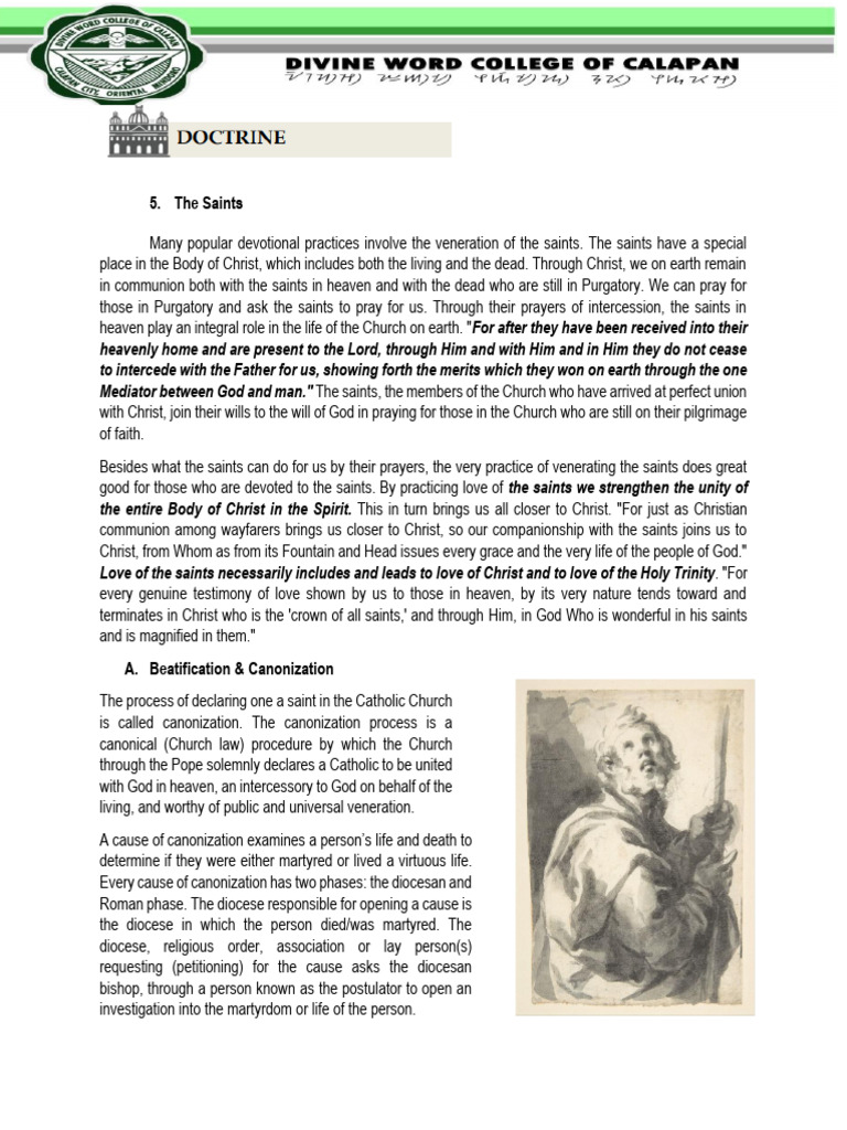 CD-Module 16 Q3 | PDF | Saint | Intercession