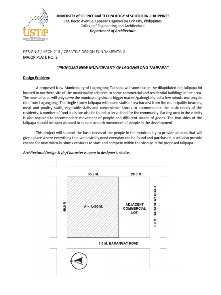 Lagonglong Talipapa Design Proposal | PDF | Design