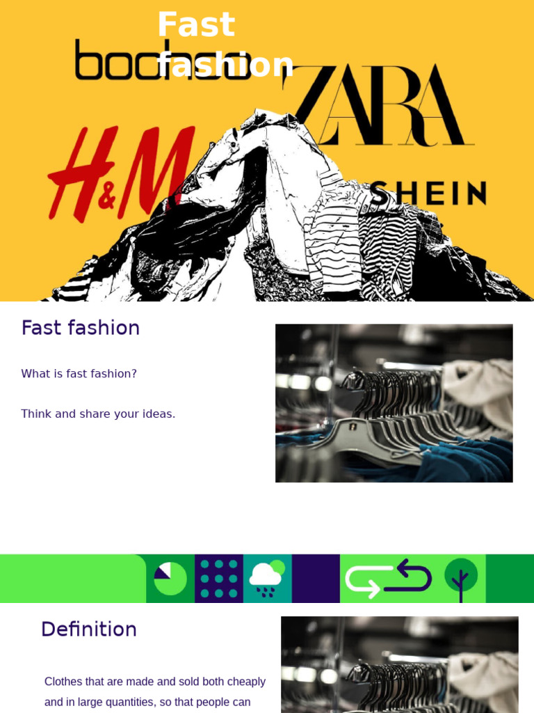 Fast Fashion English Lesson | PDF