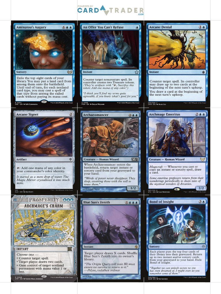Magic: The Gathering Card List | PDF