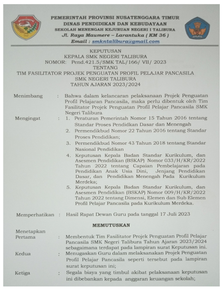 SK Koordinator P5 | PDF