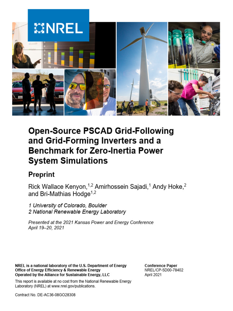Open-Source Inverter Models for PSCAD | PDF | Power Inverter | Phase ...