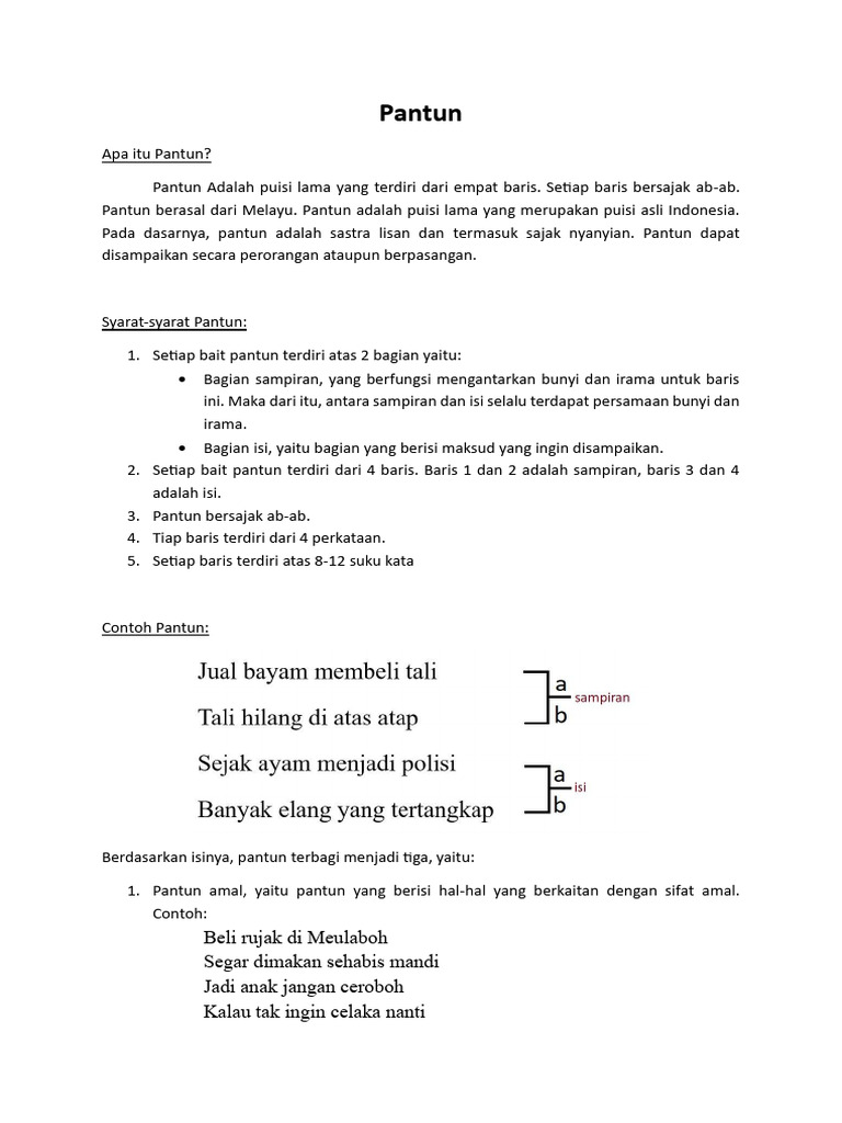 Mengenal Pantun | PDF