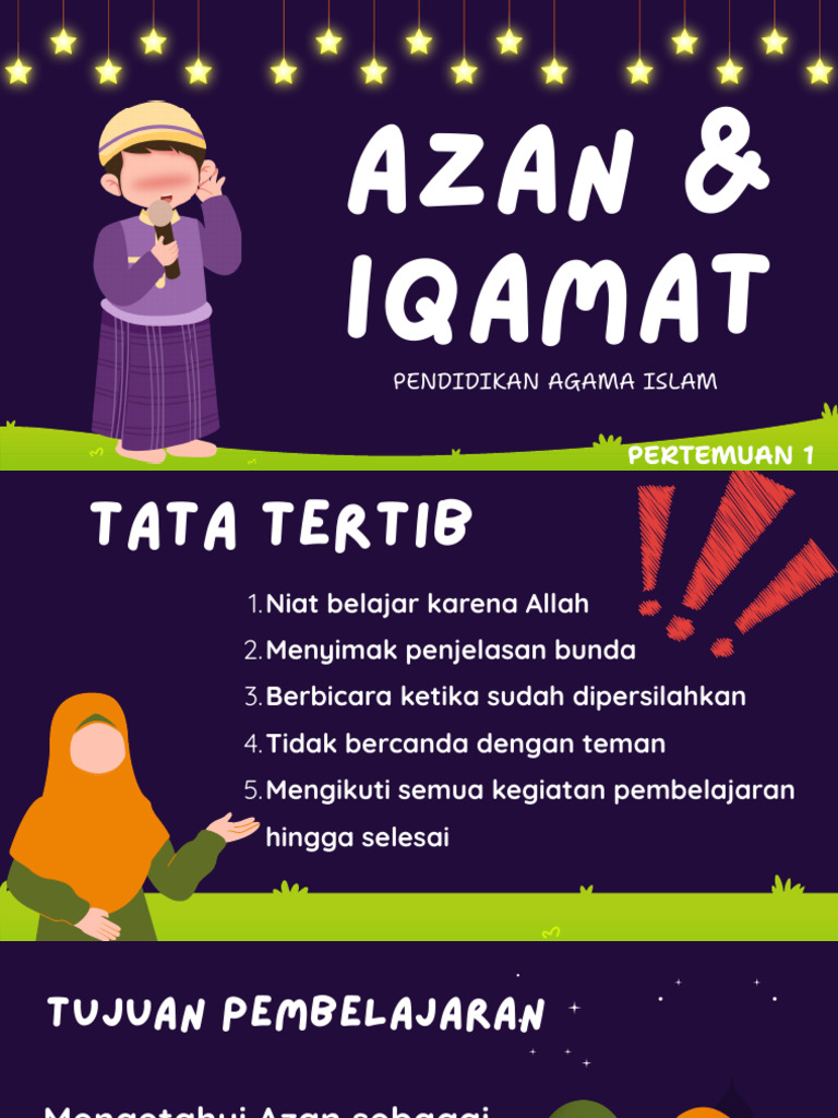 Tujuan dan Adab Azan dalam Islam | PDF