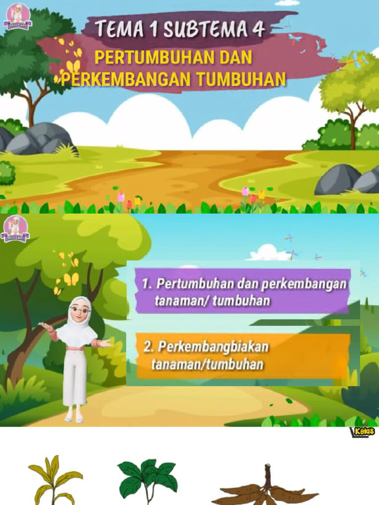 Tema 1 ST 4 PB 1 - Pertumbuhan Tanaman | PDF