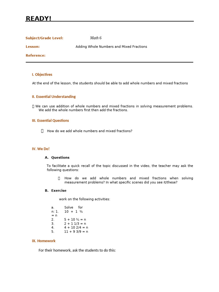 READY Learning Activity Sheet Format | PDF