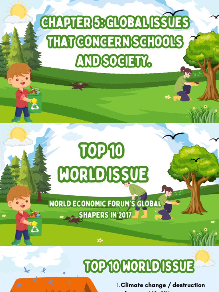 Top 10 Global Issues in Education | PDF | Sustainability | Malnutrition