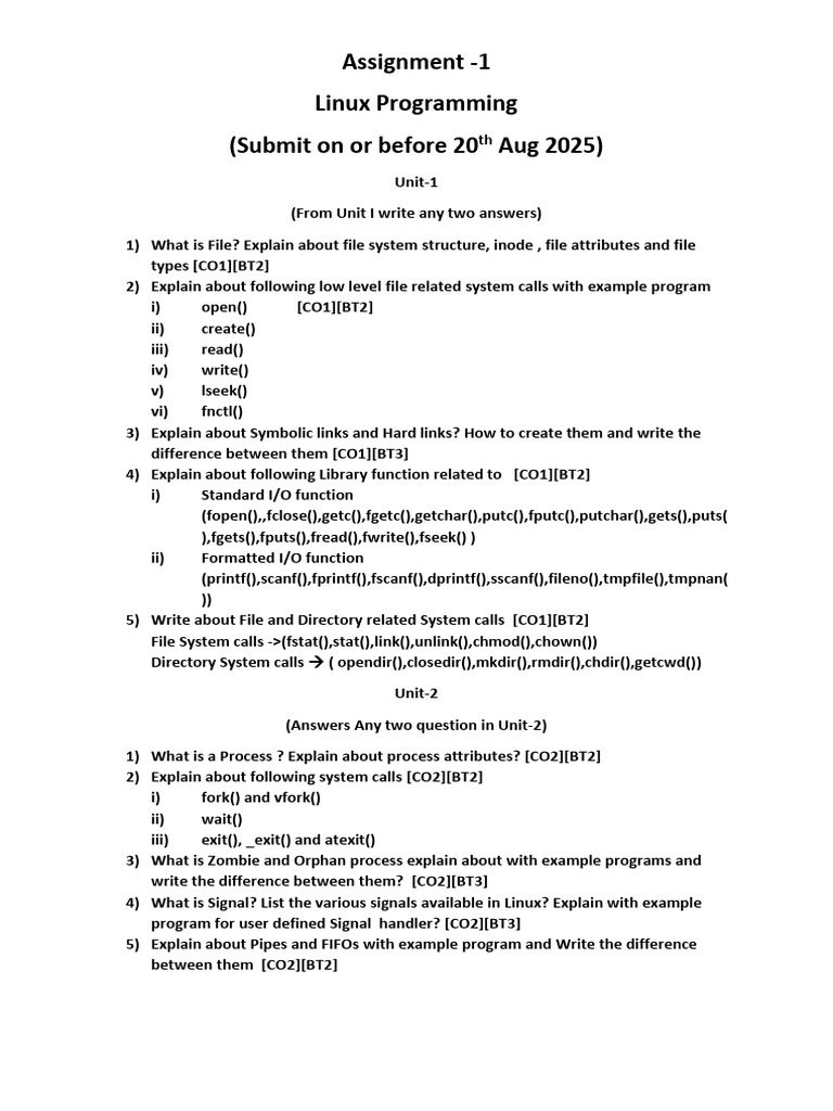 LP Assignment - 1 CSE B and G | PDF | Computer Architecture | System Software