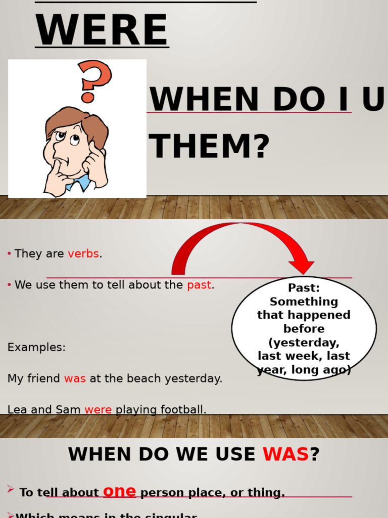 Was, Were | PDF