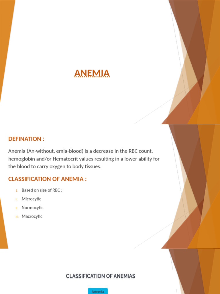 Anemia | PDF
