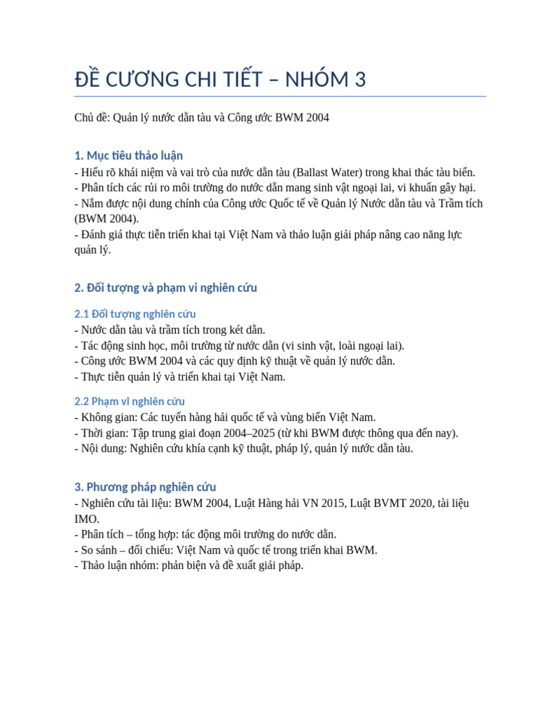 De Cuong Chi Tiet Nhom3 1 | PDF