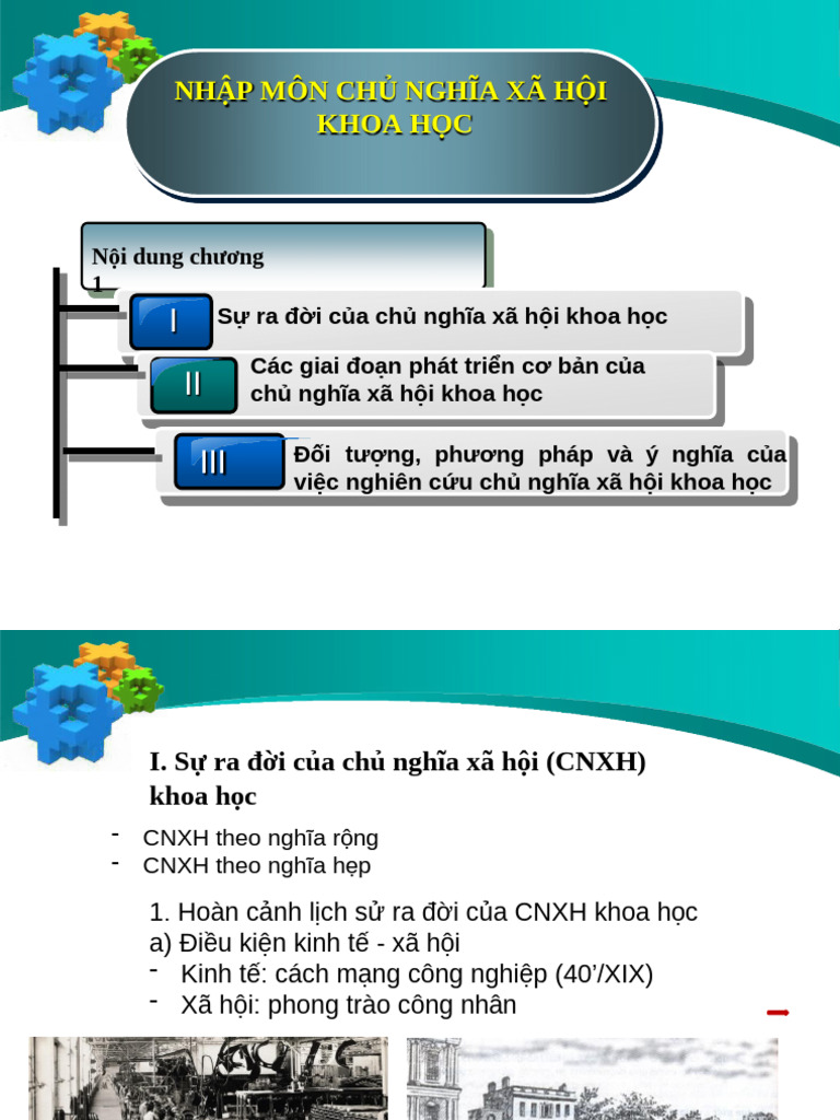 Bai Giang Mon Chu Nghia Xa Hoi Khoa Hoc c1 Nhap Mon CNXH Khoa Hoc | PDF