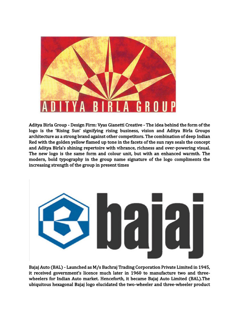 Aditya Birla Group Logo Analysis | PDF | Logos | Communication Design