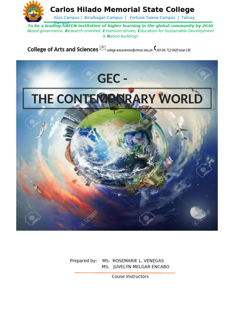 Module The Contemporary World | PDF | Human Migration | Hashtag