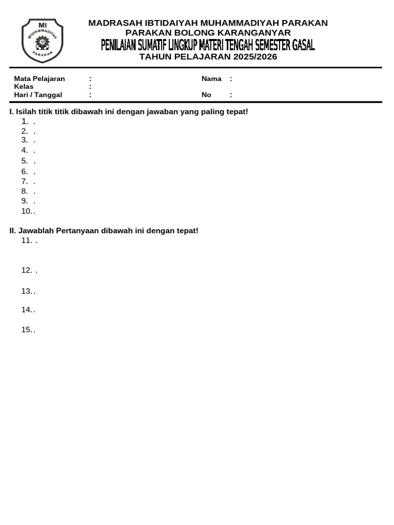 Kop PTS | PDF