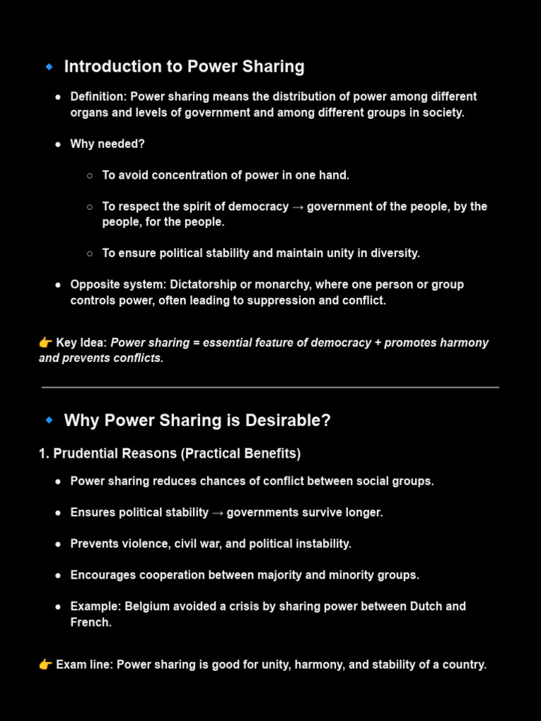 Civics Chapter 1 Power Sharing | PDF | Brussels | Flanders