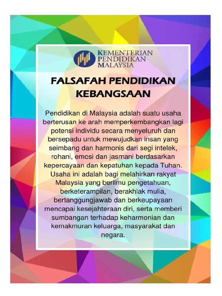 Falsafah Pendidikan | PDF