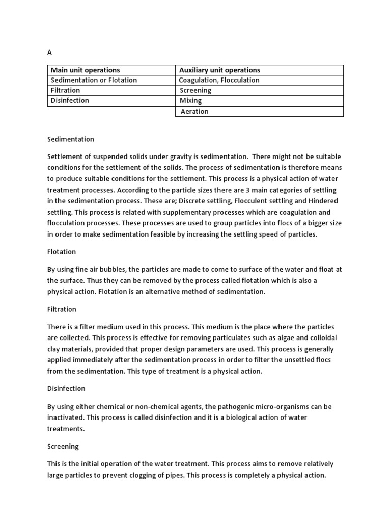 Water Engineering Course Work | PDF | Water Purification | Filtration