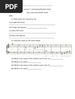 Eduqas GCSE Music 2025 Mark Sheet | PDF