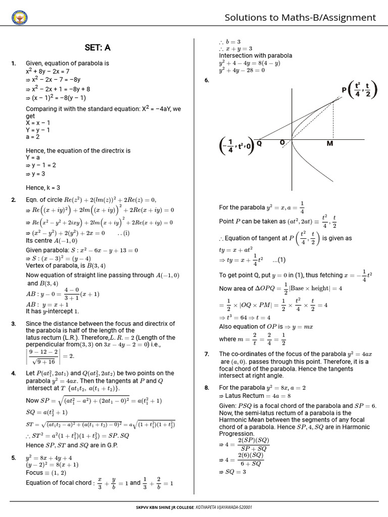 Maths B Assignment A Solution 1758026548 | PDF | Geometric Shapes | Manifold
