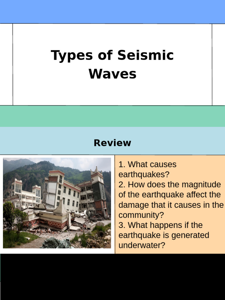 Types of Seismic Waves Explained | PDF | Seismology | Waves
