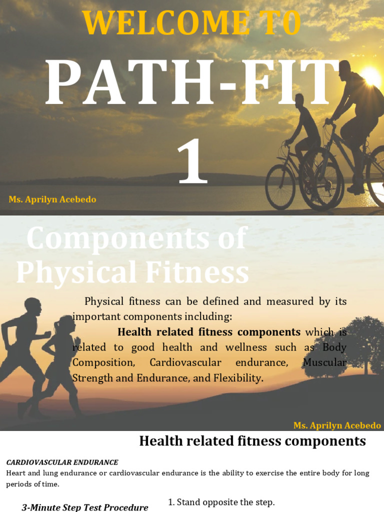 Health Related Components of Fitness | PDF | Physical Fitness | Heart Rate