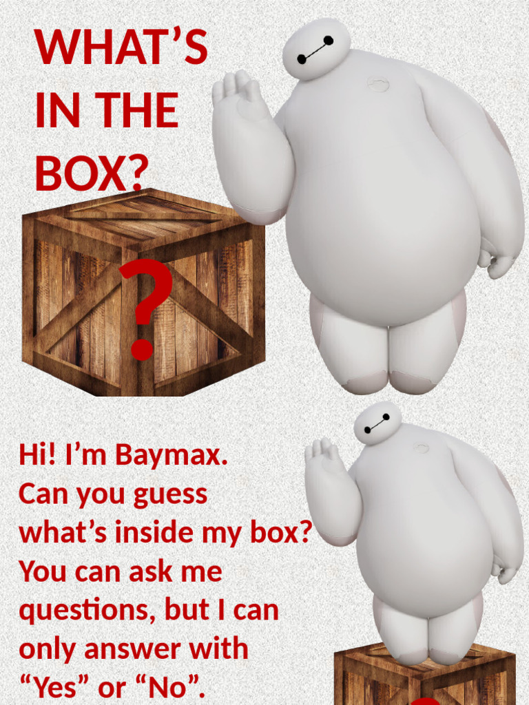 Game Whats in The Box Fun Activities Games Games 104181 | PDF