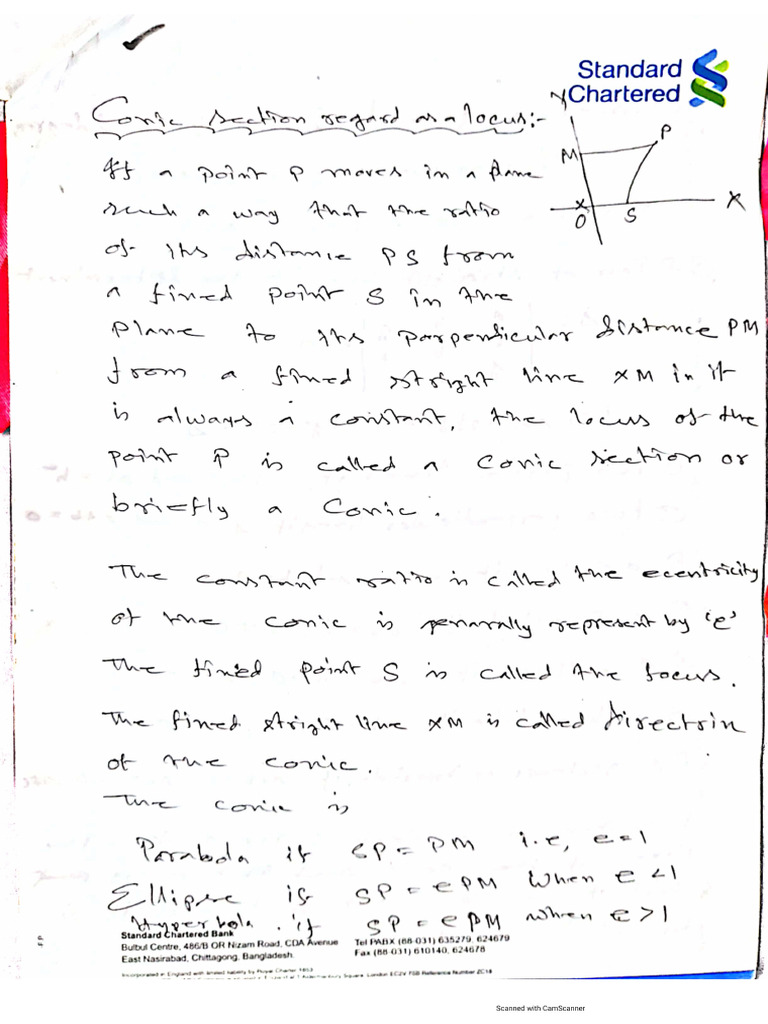 General Equations of Second Degree | PDF