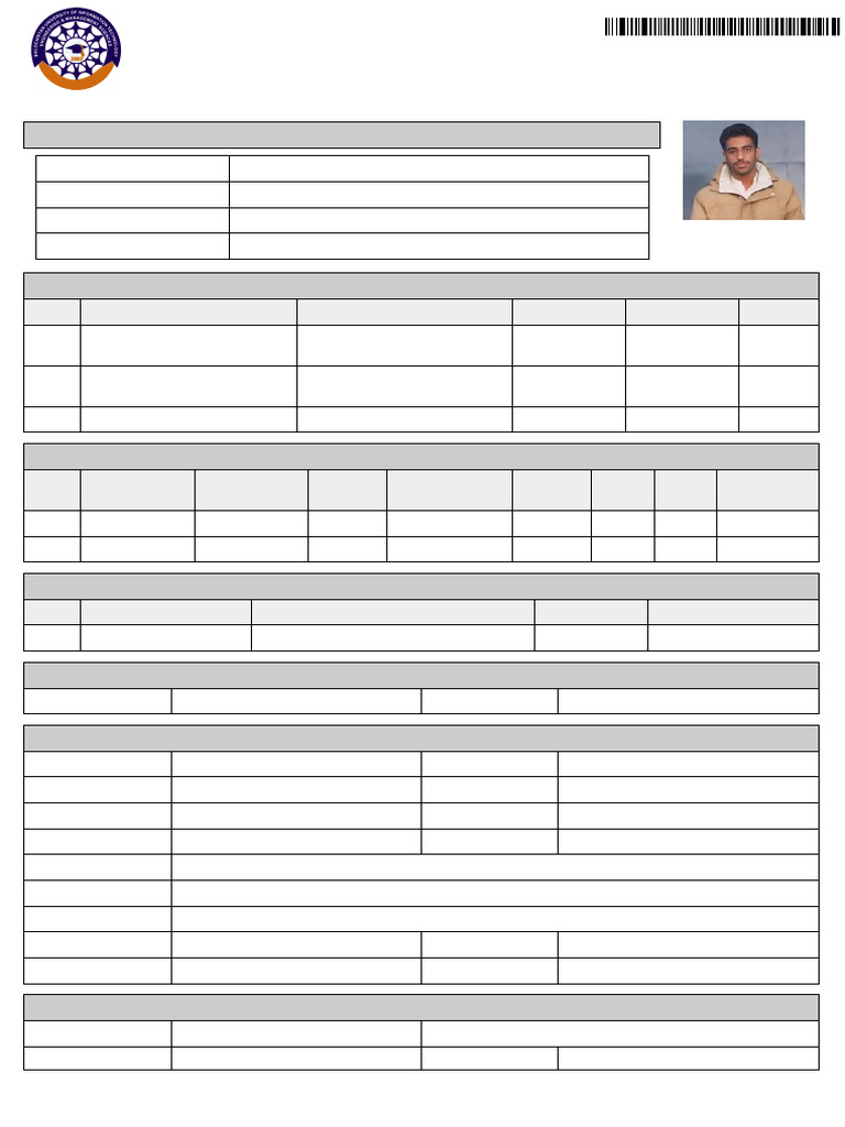 BUITEMS Fall 2025 Admission Form | PDF