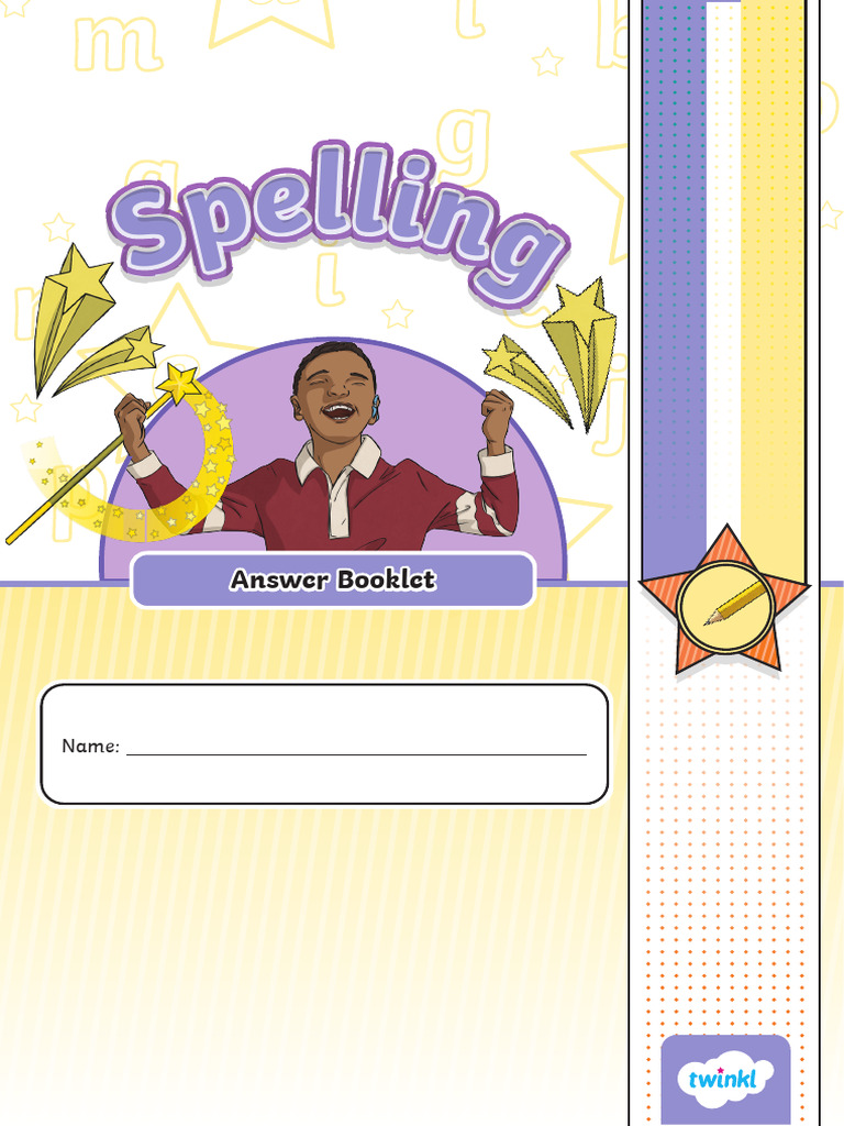 Year 3 Baseline Spelling Assessment Pupil Answer Booklet | PDF