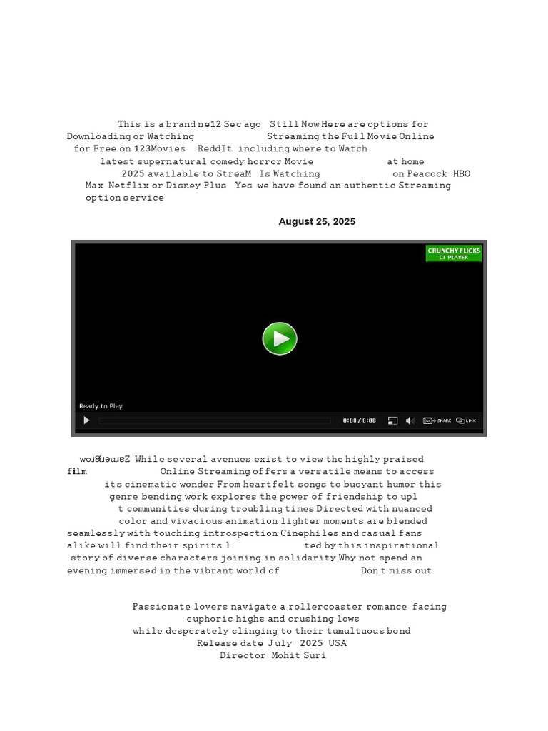 Saiyaara Media Now Us4 | PDF