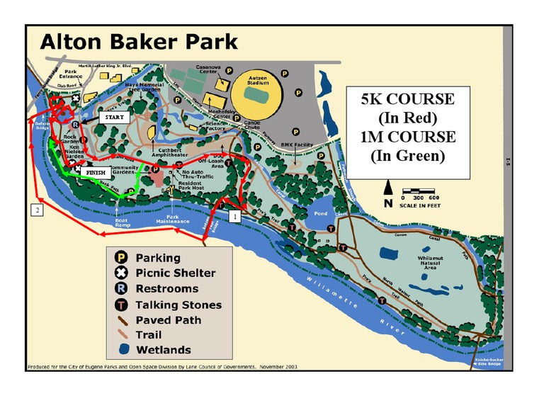 5K and 1M Course Map Overview | PDF