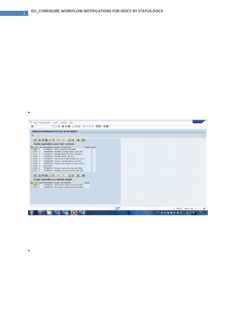 Configure IDoc Workflow Notifications | PDF | Computing | Software