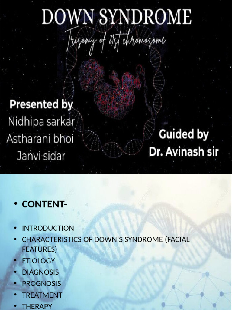 Testing for Mosaic Down Syndrome | PDF | Down Syndrome | Physical Therapy