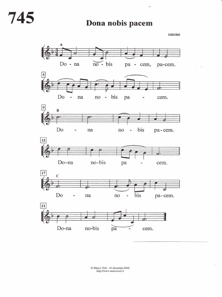 Dona Nobis Pacem | PDF