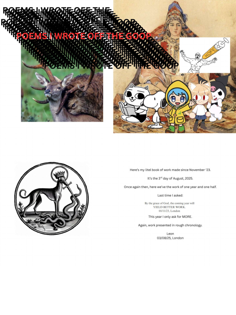 Poems I Wrote Off The Goop Compressed Pdf