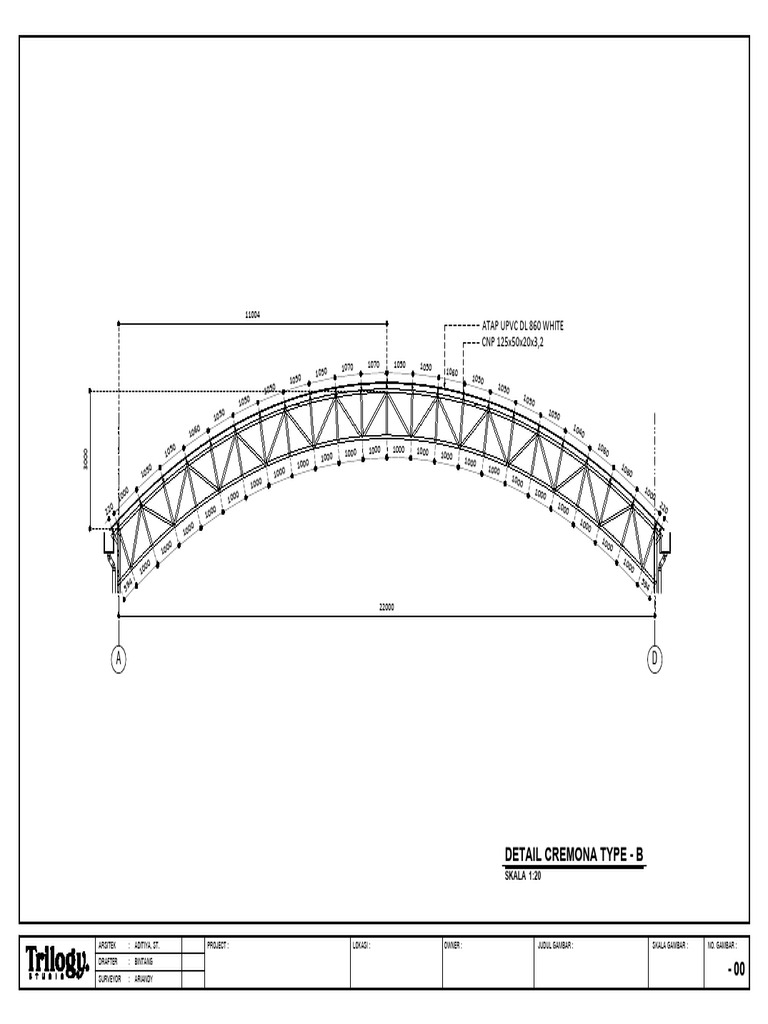 Detail Jarak Gording CNP Riil | PDF