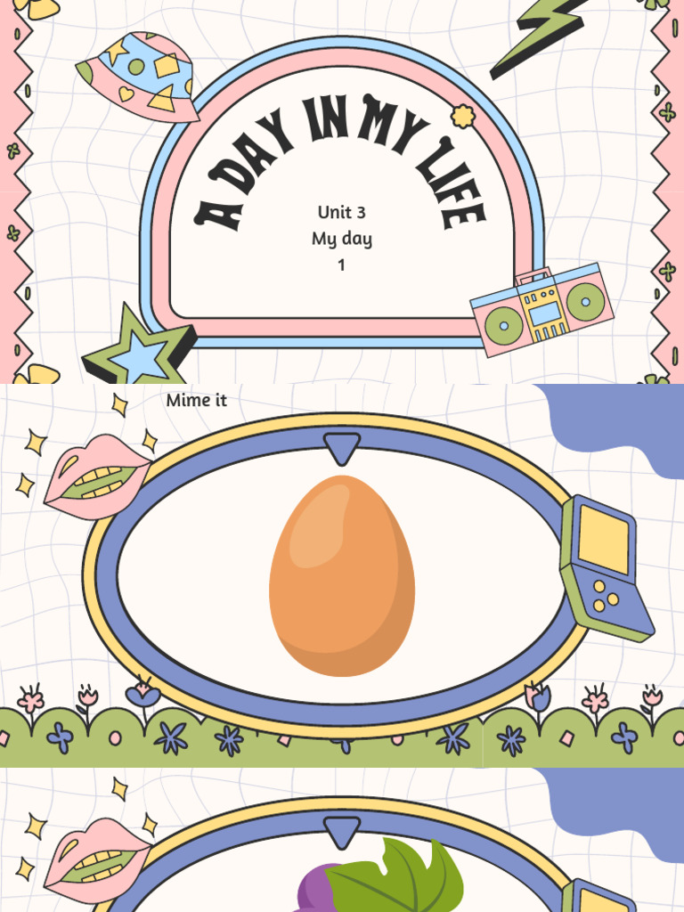 A Day in My Life: Vocabulary & Activities | PDF