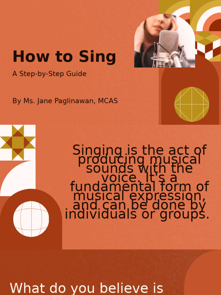 Presentation - How To Sing | PDF