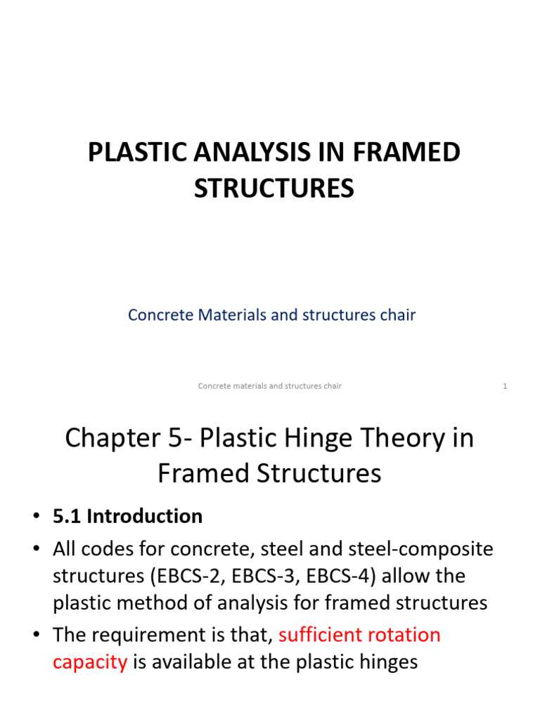 5-Structural Design 2012 Plastic Analysis | PDF | Concrete | Young's Modulus