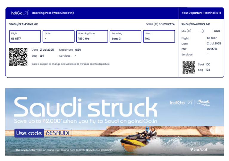 Print Boarding Pass | PDF