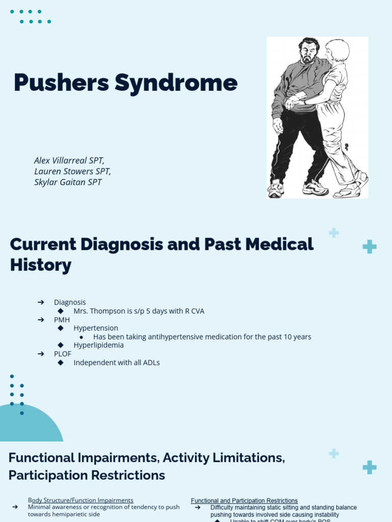 Pushers Syndrome Case Presentation | PDF | Human Diseases And Disorders ...