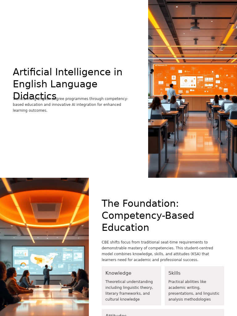 AI-Driven Competency in English Education | PDF | Artificial ...