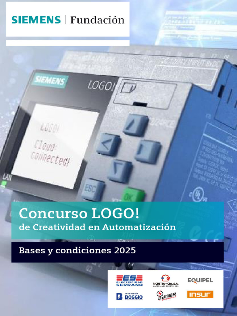 Concurso LOGO! Siemens 2025: Bases | PDF | Controlador lógico ...