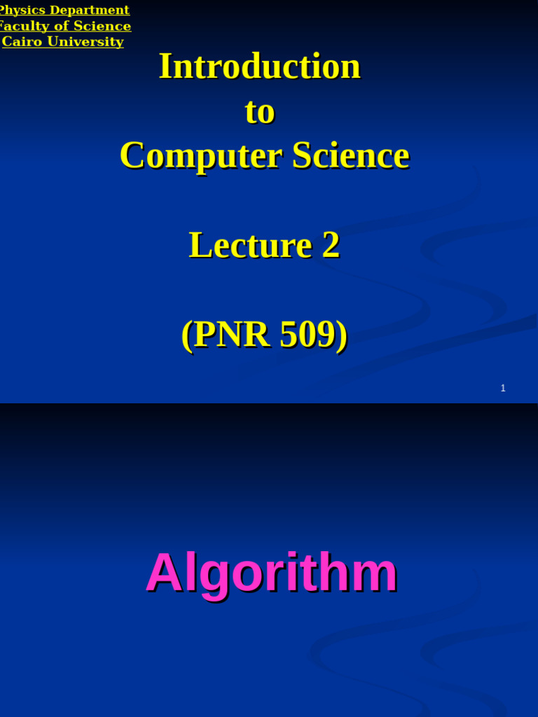 PhysPNR - Lec2 - Ch2 - Feb - 2025 V4 | PDF | Computer Program | Programming