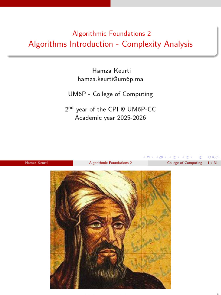 1 Algos Intro Complexity Analysis | PDF | Computational Complexity ...