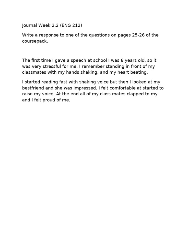 Journal Week 2 | PDF